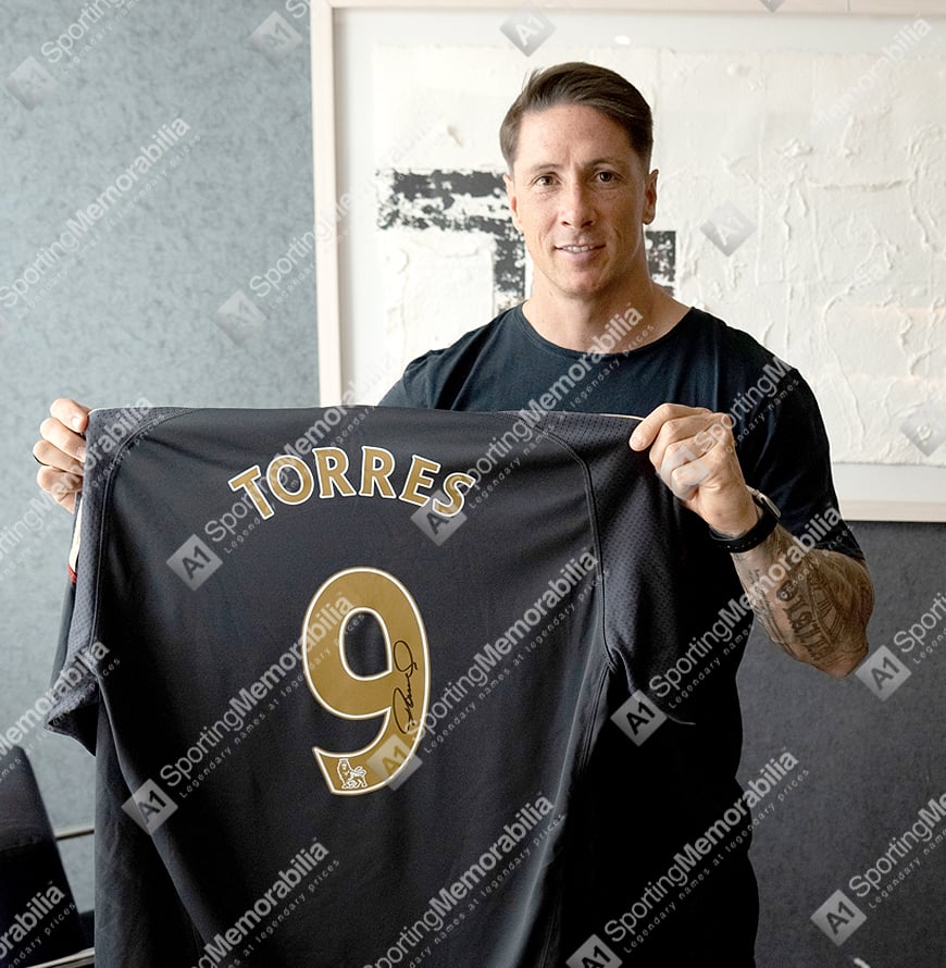 FERNANDO TORRES signs for A1 Sporting Memorabilia! | A1 Sporting ...